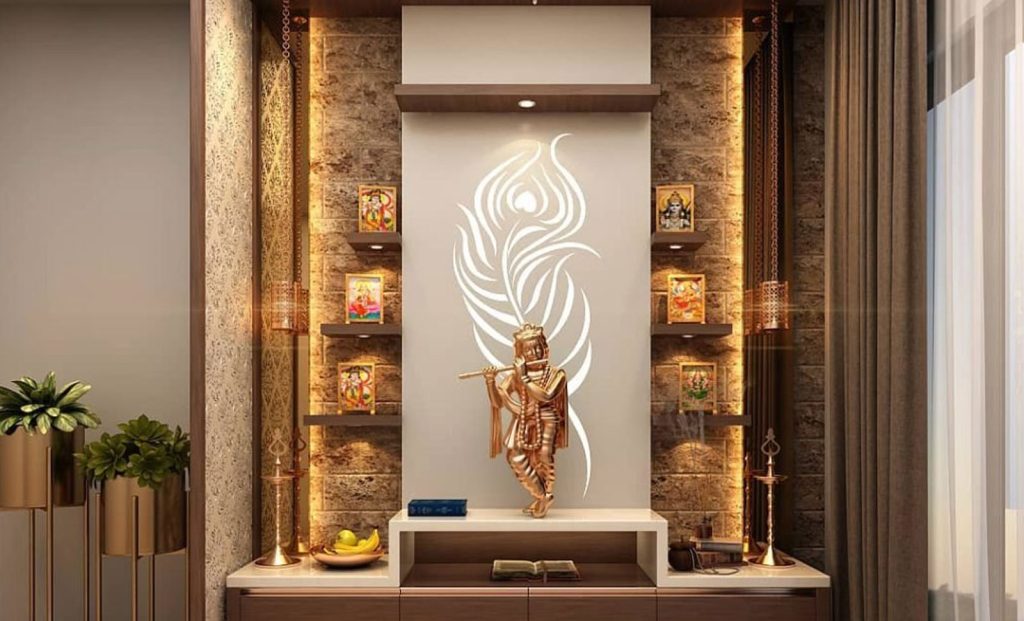 Stunning Modern Interior Design Pooja Room Wall Units for Your Home ...